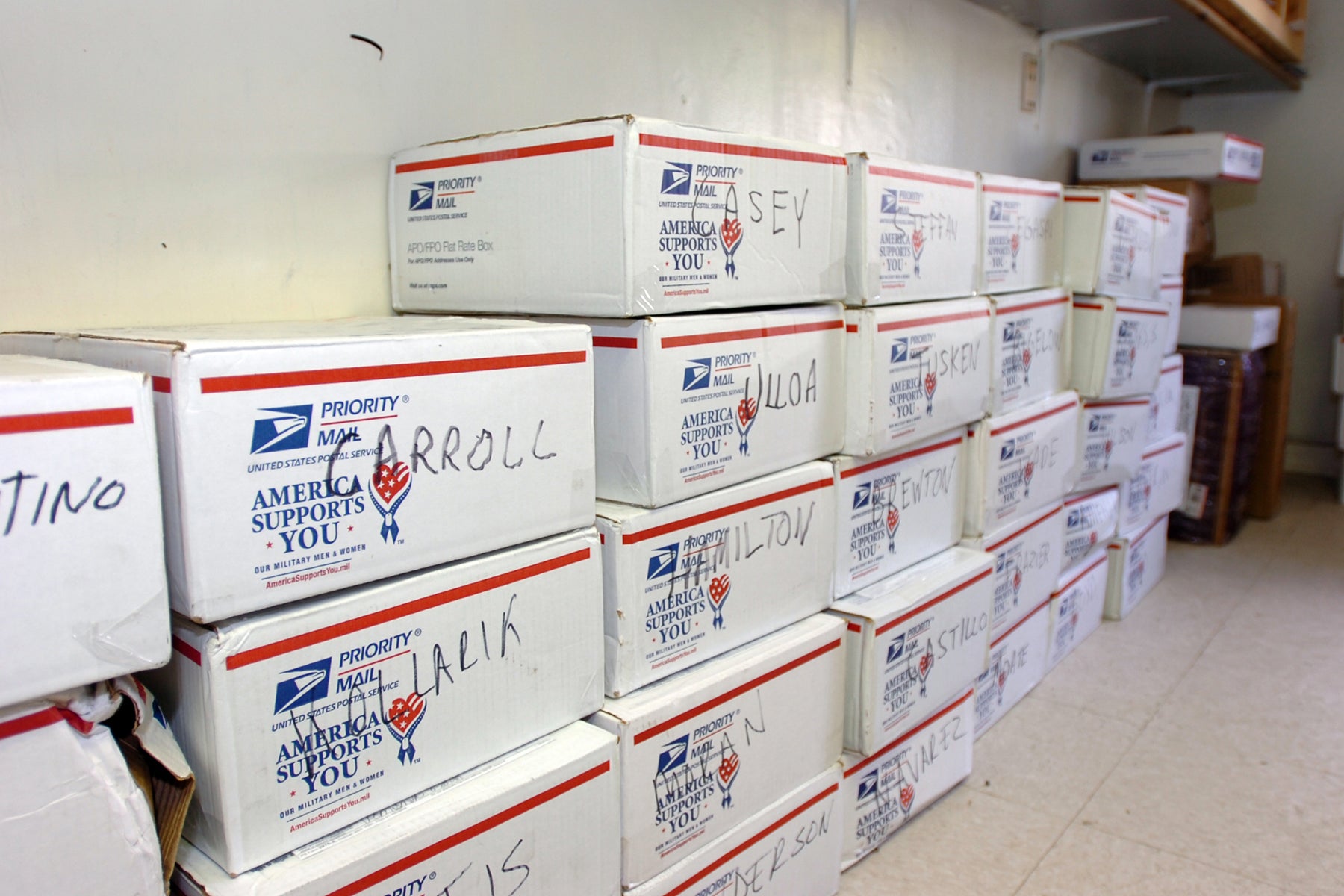 A typical Day Shipping Merchandise