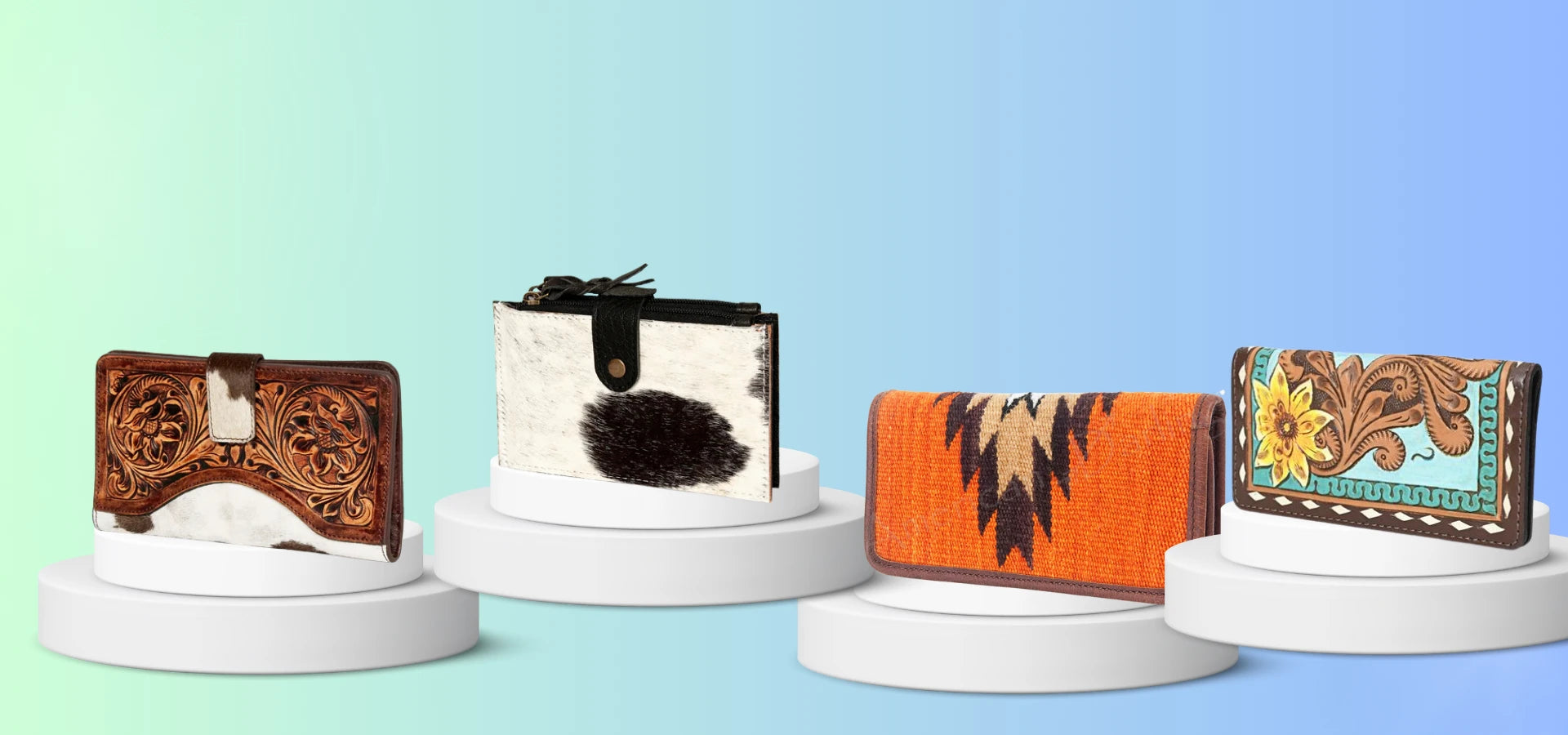 Wallets Wristlets Coin & Card Holders in the showroom
